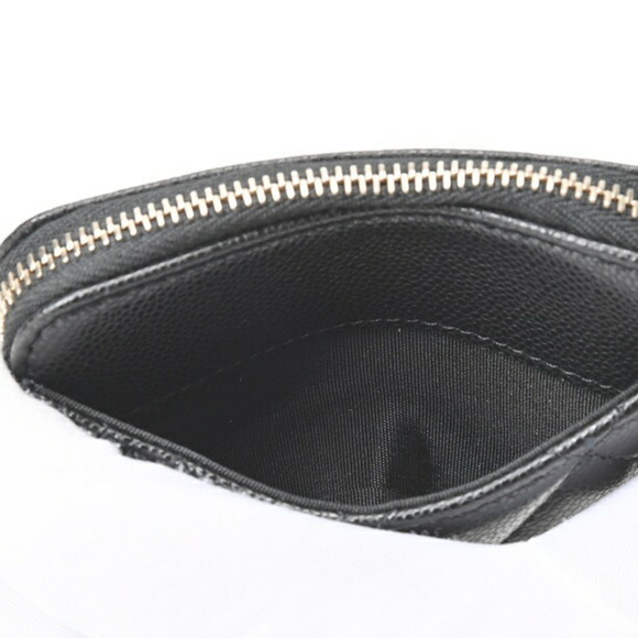 CHANEL | Accessories | Chanel Matelasse Coin Card Case Ap26 Caviar Skin ...